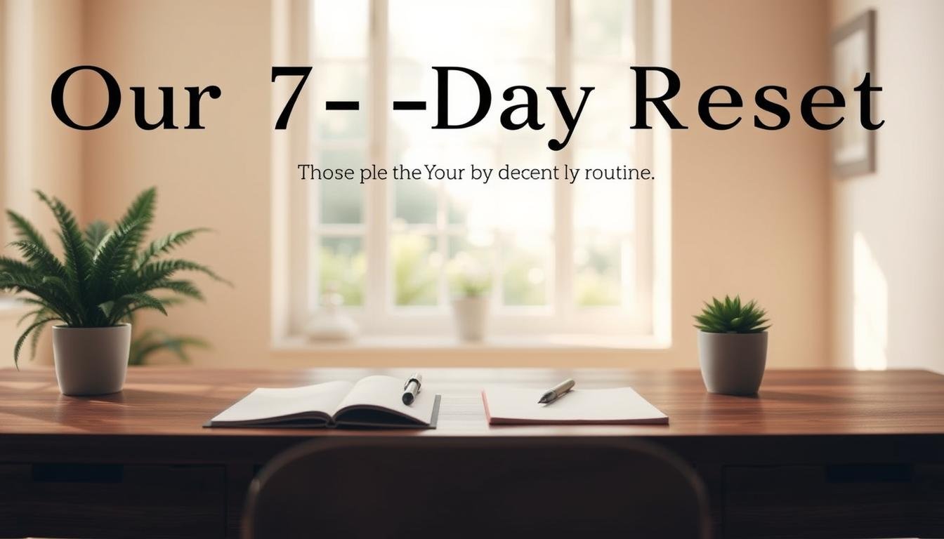 Our 7-Day Reset: A Simple Plan to Clear Mind & Routine